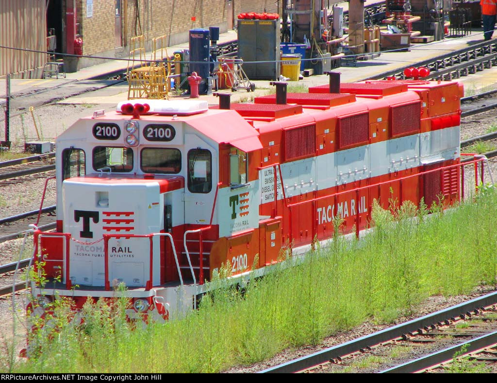 110819006 Tacoma Rail TRMW 2100 at the BNSF Northtown "No Hump" track